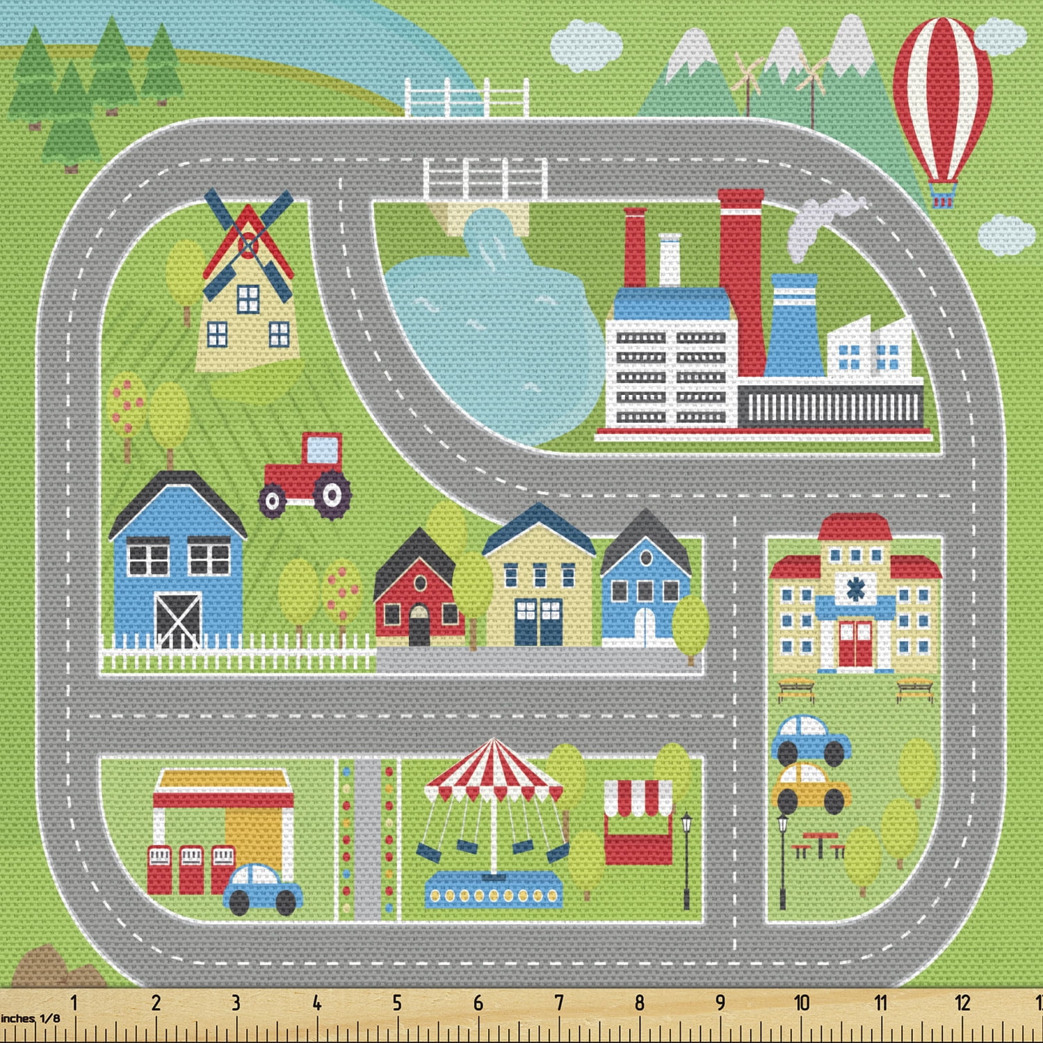 Community Map Clipart Illustrations