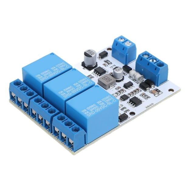 3 Channel Relay Module, Security Protect 3 Channel Signal Detection Circuit Switching 3 Channel ...