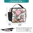ALAZA Mandala Goat Skeleton Insulated Lunch Box Lunch Bag Cooler Tote ...
