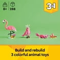 Free Shipping! LEGO Creative 3 in 1 Wild Animals Toy with Pink Flamingo ...
