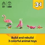 Free Shipping! LEGO Creative 3 in 1 Wild Animals Toy with Pink Flamingo ...