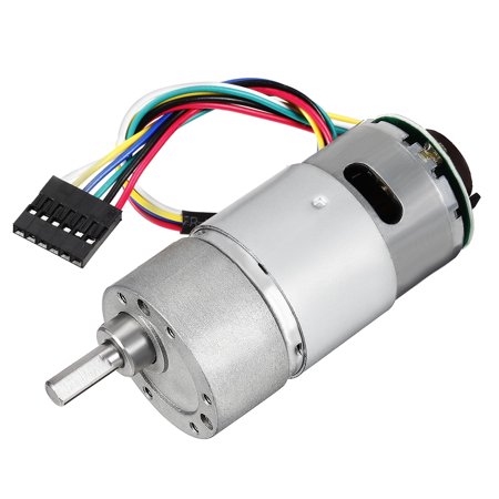 30:1 Gearmotor with Encoder DC 12V 200RPM Encoder Gear Motor | Walmart ...