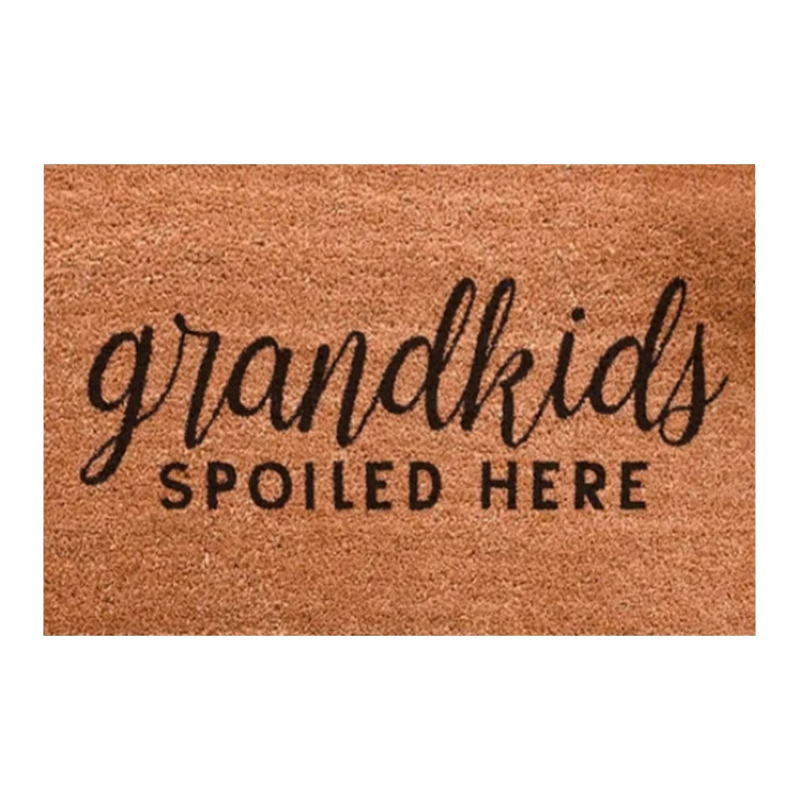 Click here for Binwennn Grandkids Welcome Doormat Entrance Front... prices