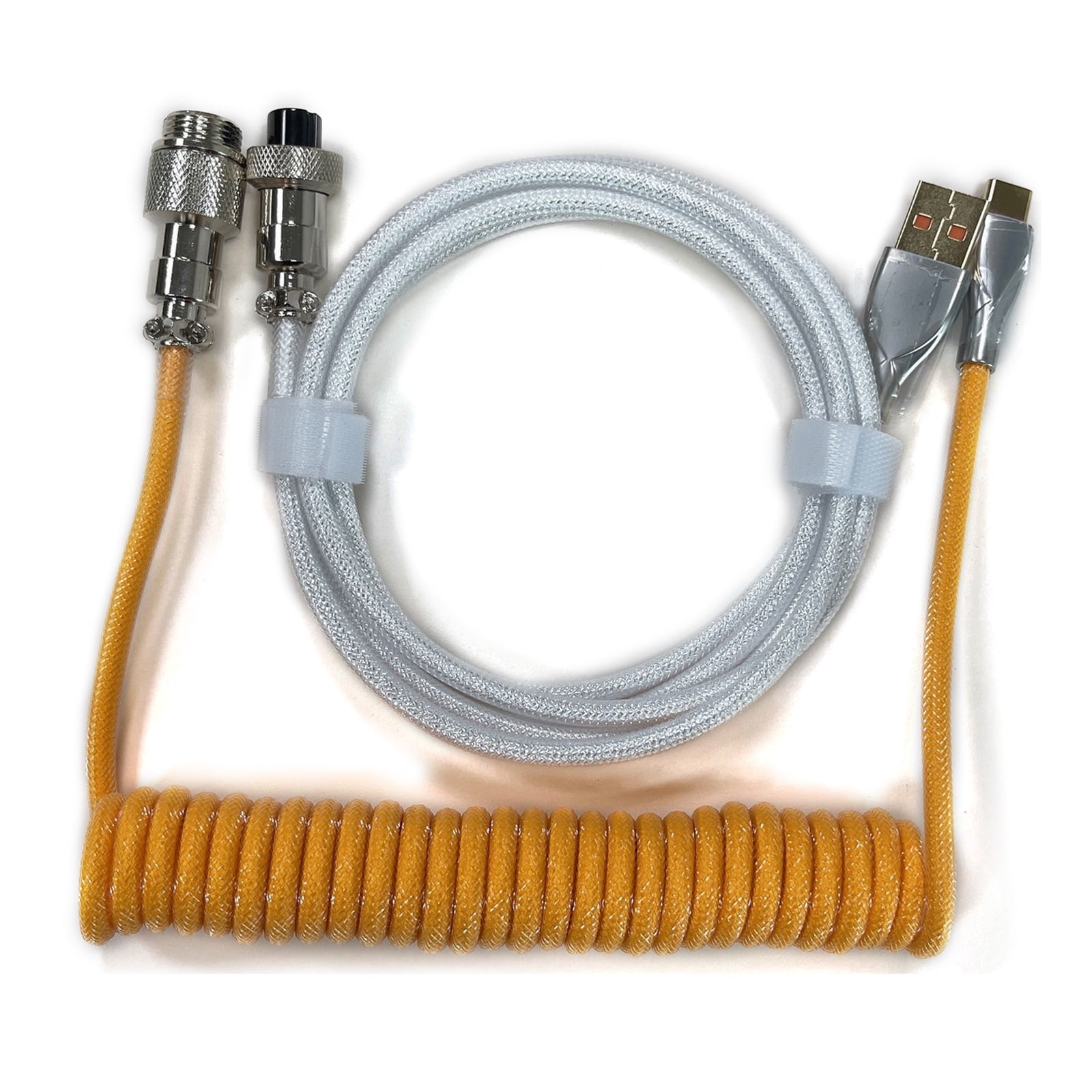 Coiled USB C Cable for Gaming Keyboard Wire Mechanical Keyboard USB ...