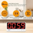 LIDUI-Digital Kitchen Timer - 7.1” Extra Large Display LED Magnetic ...