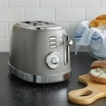 West Bend 2-Slice Retro-Style Stainless Steel Toaster with 4 Functions ...