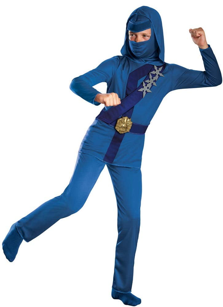 Ninja Costume - Shadow Night Fury Blue Thunder Ninja Small (4/6 ...