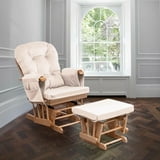 Woowdepot Removable Glider Cushions Set Soft Velvet Rocker Chair Seat ...