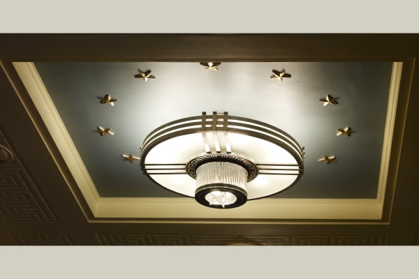 Print: Interior Lobby Light Fixture, William R. Cotter Federal Building ...