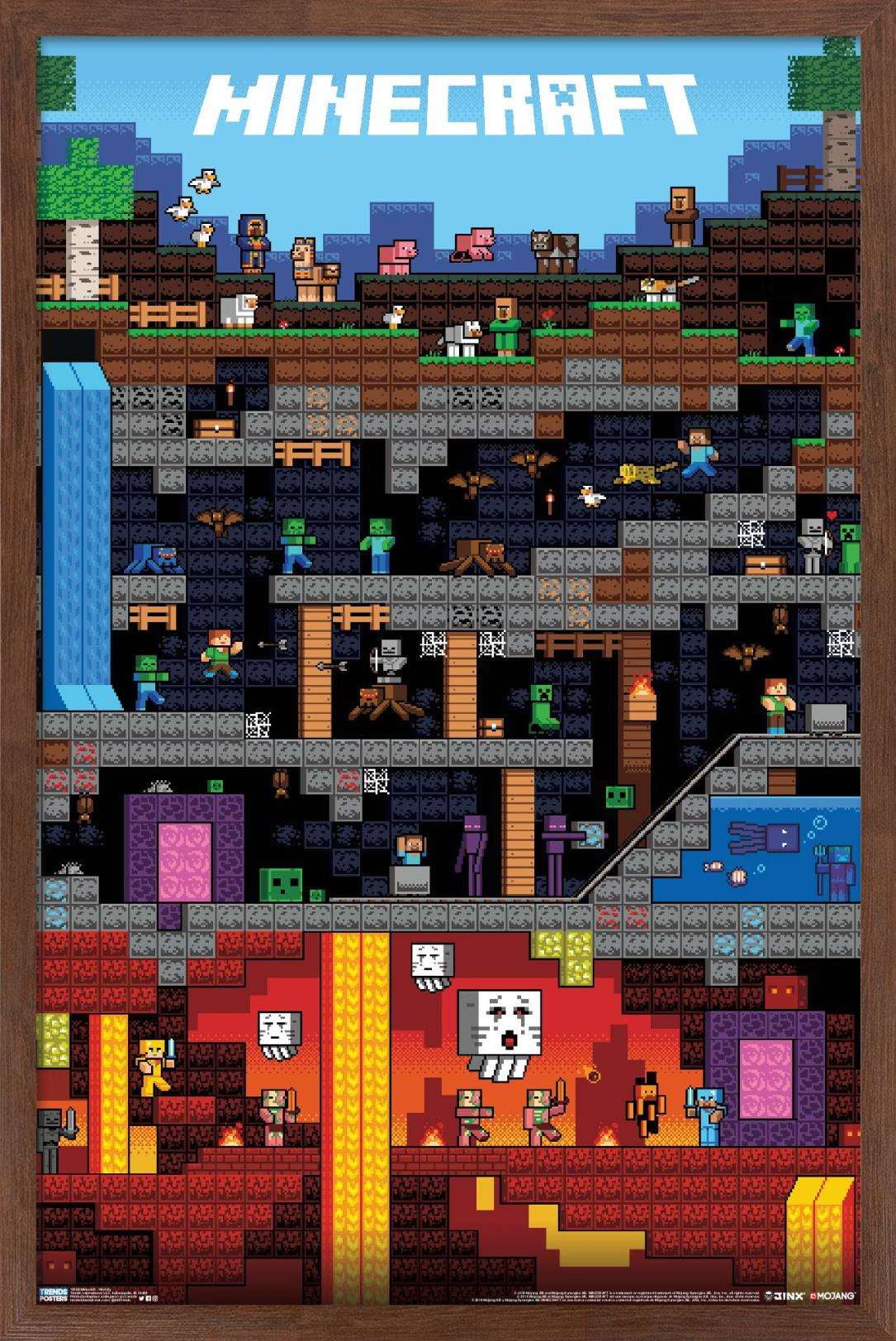 Minecraft poster - xolerkit