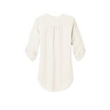 Port AuthorityLadies 3/4-Sleeve Tunic Blouse Lw701 - Ivory Chiffon - S ...