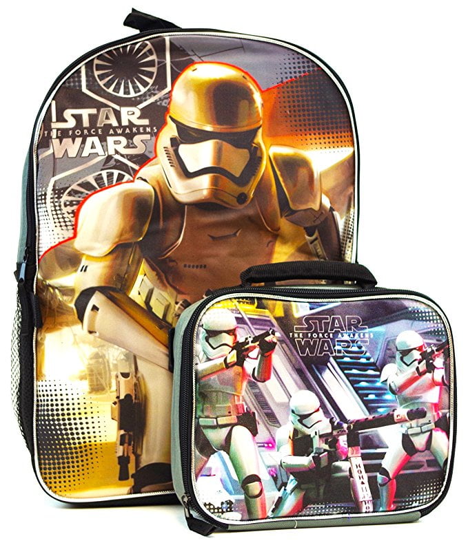 Star Wars Stormtrooper Backpack with Detachable Lunch Bag - Walmart.com