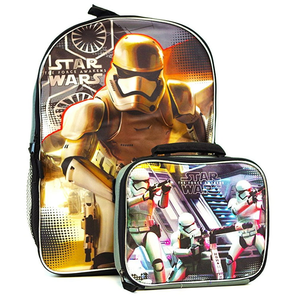 Disney - Star Wars Stormtrooper Backpack with Detachable Lunch Bag ...