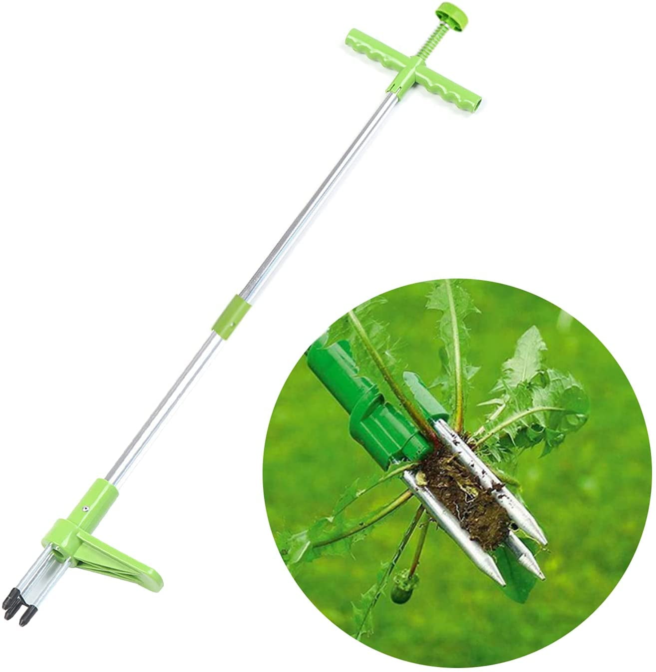 Manual Weed Puller With Steel Handle And 3 Claws - Walmart.com
