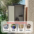 5x3 FT Outdoor Small Storage Shed with Lockable Door, Bike Tool ...