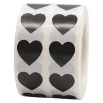LOVE Scrapbooking Black Heart Stickers | Made in USA | 0.5 Inch Wide ...
