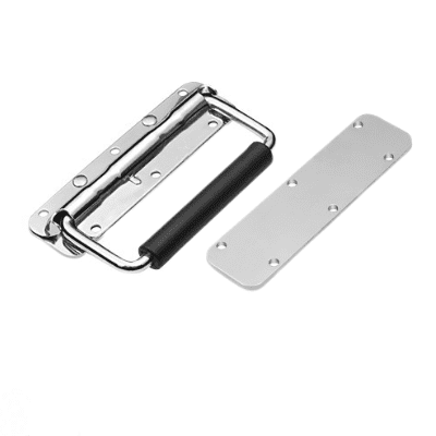 Spring Loaded Surface Mount Handle with Rubber Grip, Zinc | Walmart Canada