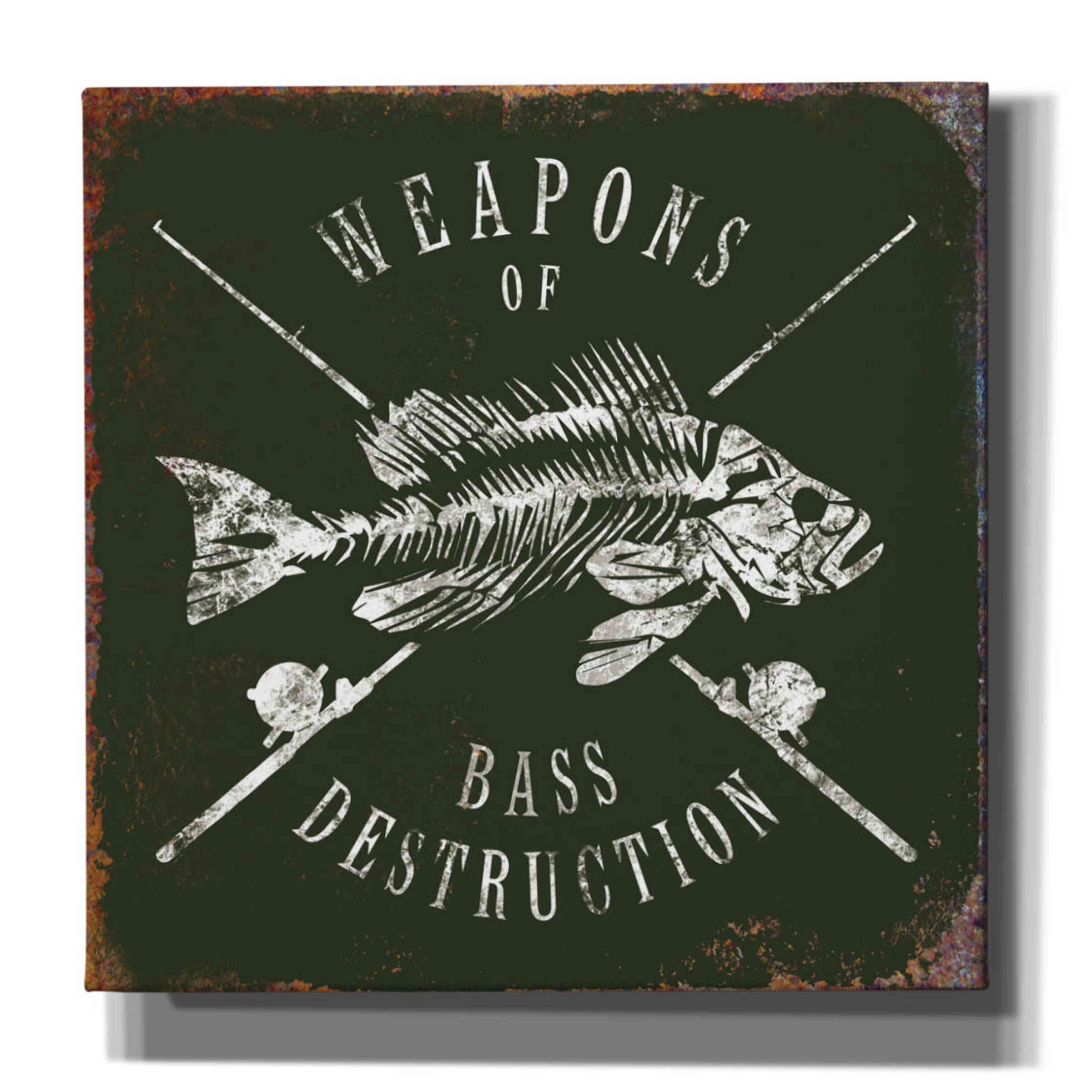 Epic Graffiti 'Weapons Of Bass' by JJ Brando, Canvas Wall Art, 12"x12 ...