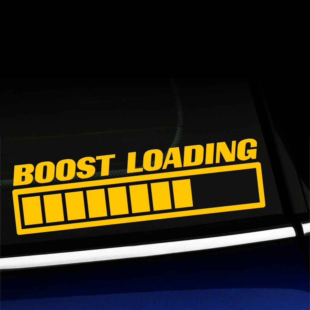 Boost Loading - Vinyl Decal - Choose Color - [YELLOW] - Walmart.com