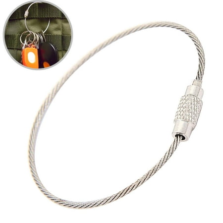 Coofit Key Wire Cable Stainless Steel Portable Practical Wire Keychain ...