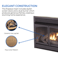 Duluth Forge Dual Fuel Ventless Gas Fireplace Insert with Natural ...