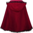 COOLIK Colorful House Adult Little Red Riding Hood Cloak Halloween ...