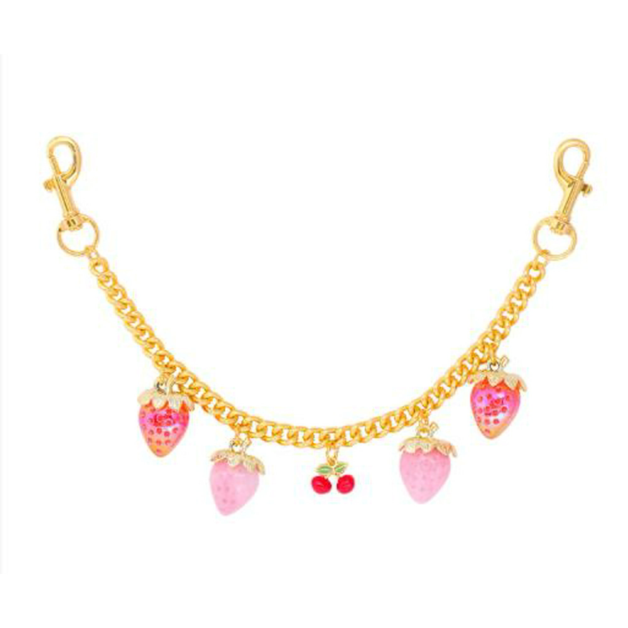 Click here for Shisuyan Bag Charm: Cute Strawberry Cherry Keychai... prices