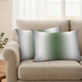 Abstract Outdoor Throw Pillow Covers Set of 2, Dark Gray Sage Green ...