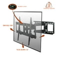 MegaMounts Full Motion Wall Mount with Bubble Level for 32-70 in ...