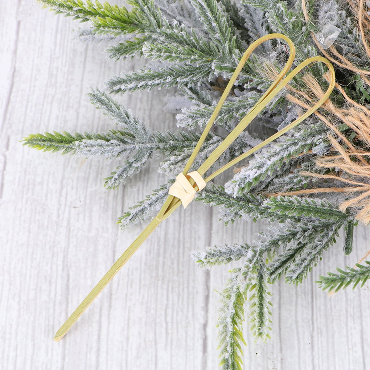 200pcs Bamboo Cocktail Picks Party Bamboo Fruits Toothpicks Decorative ...