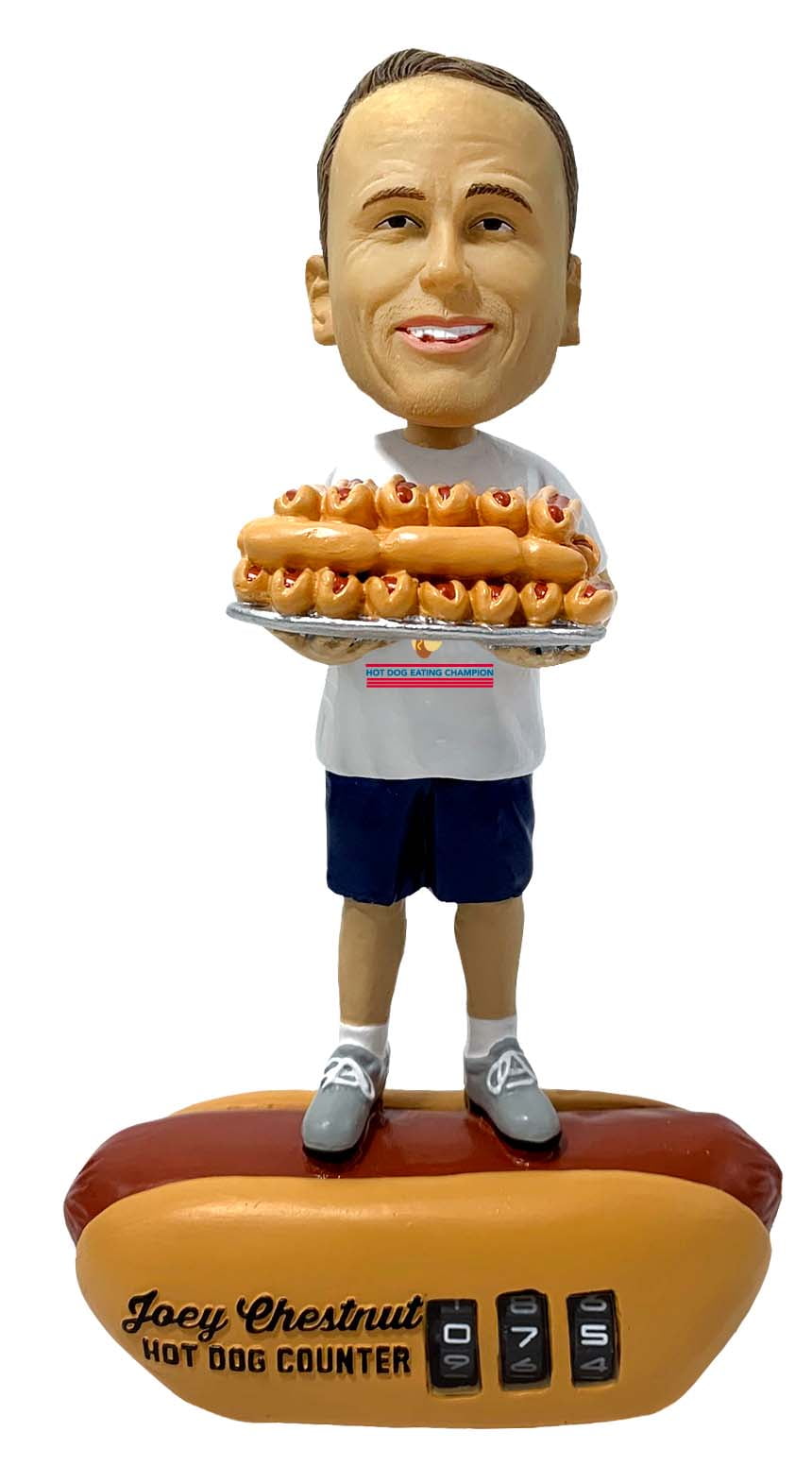 Joey Chestnut Hot Dog Counter Bobblehead - Walmart.com