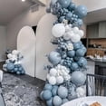105pcs Blue & White Balloon Arch Kit for Weddings, Baby Showers, and ...