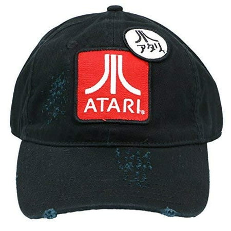 Baseball Cap - ATARI - Lo Profile Black Strapback Hat New BA185742ATA ...