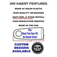 Skull Weapons Air Cleaner Cover Insert by Kustom Cycle Parts. Replaces ...