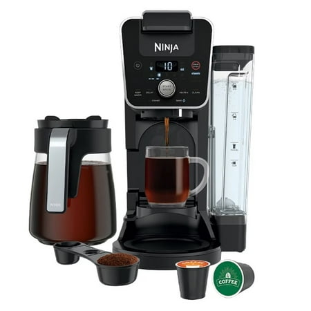 Ninja Dual Brew 12-Cup Drip Coffee Maker Single-Serve Compatible with K ...