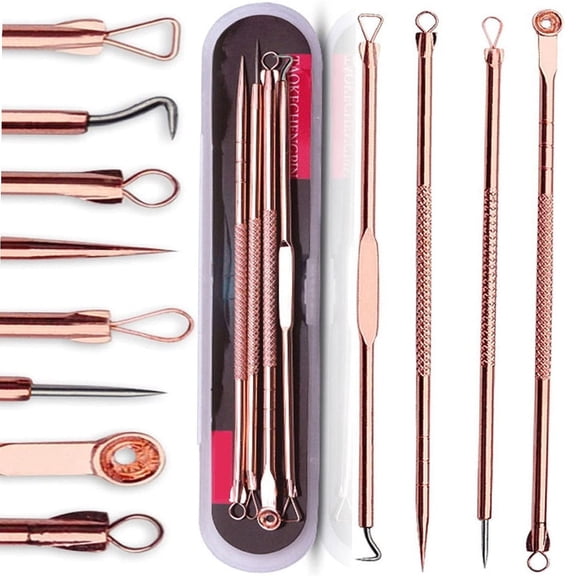 4Pcs Blackhead Removal Tool Kit Blackhead Pimple Remover Tools with ...