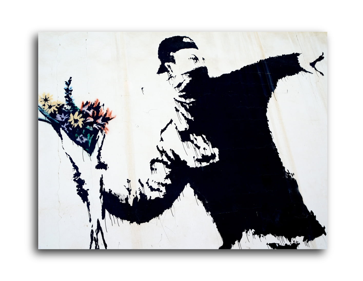 Banksy Flower Thrower Original