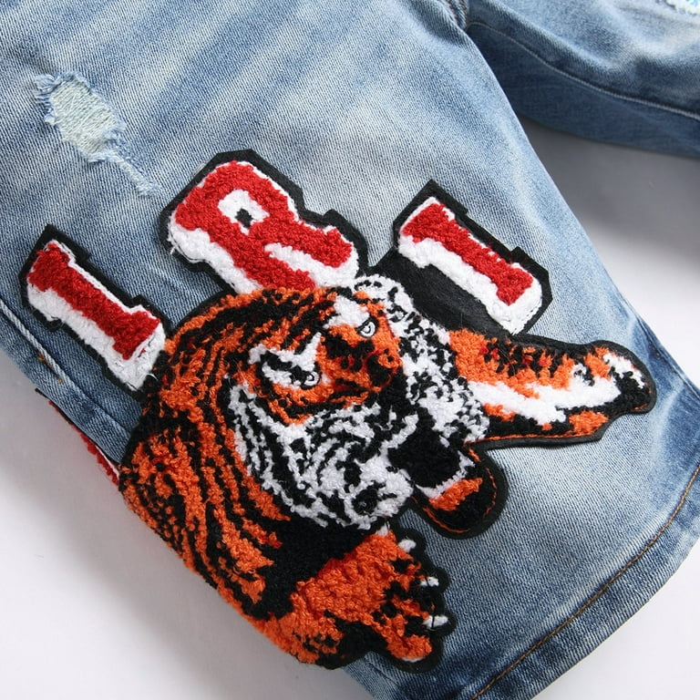 Amiri denim jeans short men's casual denim shorts classic Amiri denim jeans short men's casual denim shorts classic