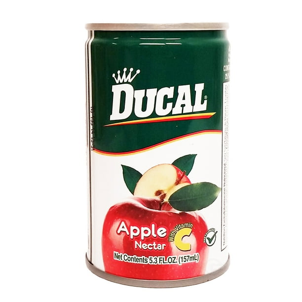 Ducal Apple juice 5.3 oz fl - Jugo de Manzana (Pack of 24) - Walmart ...