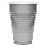 JAM Paper Plastic Cups, 12 oz, Silver, 20/Pack - Walmart.com