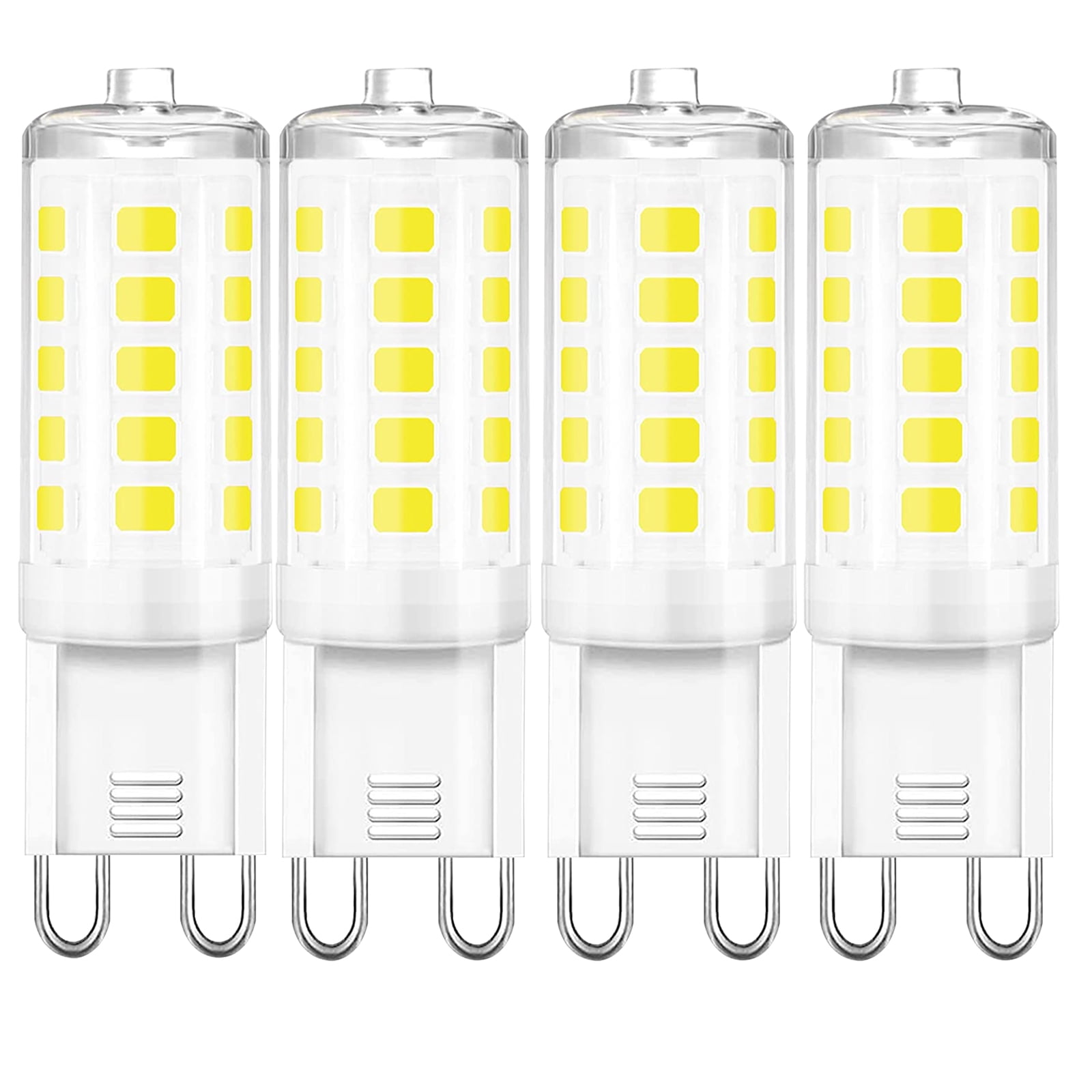 Rosnek G9 LED Light Bulb Bi Pin Base, G9 Base Bulbs for Chandeliers, 4W ...