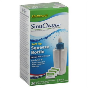 SinuCleanse Squeeze Bottle Nasal Wash System - Walmart.com
