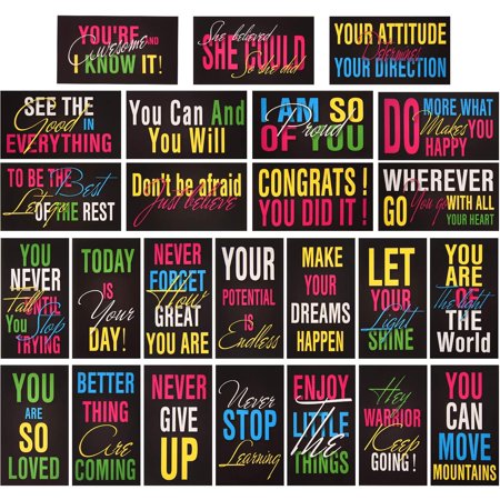 150 Pieces Motivational Quote Cards Inspirational and Kindness Mini ...