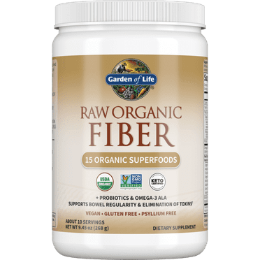 Garden of Life Raw Organic Fiber 803g Powder HSA/FSA Eligible - Walmart.com