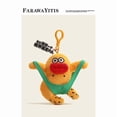 Adorable Backpack Keychain Charm Cute Cartoon Toy Bag Decoration Soft ...