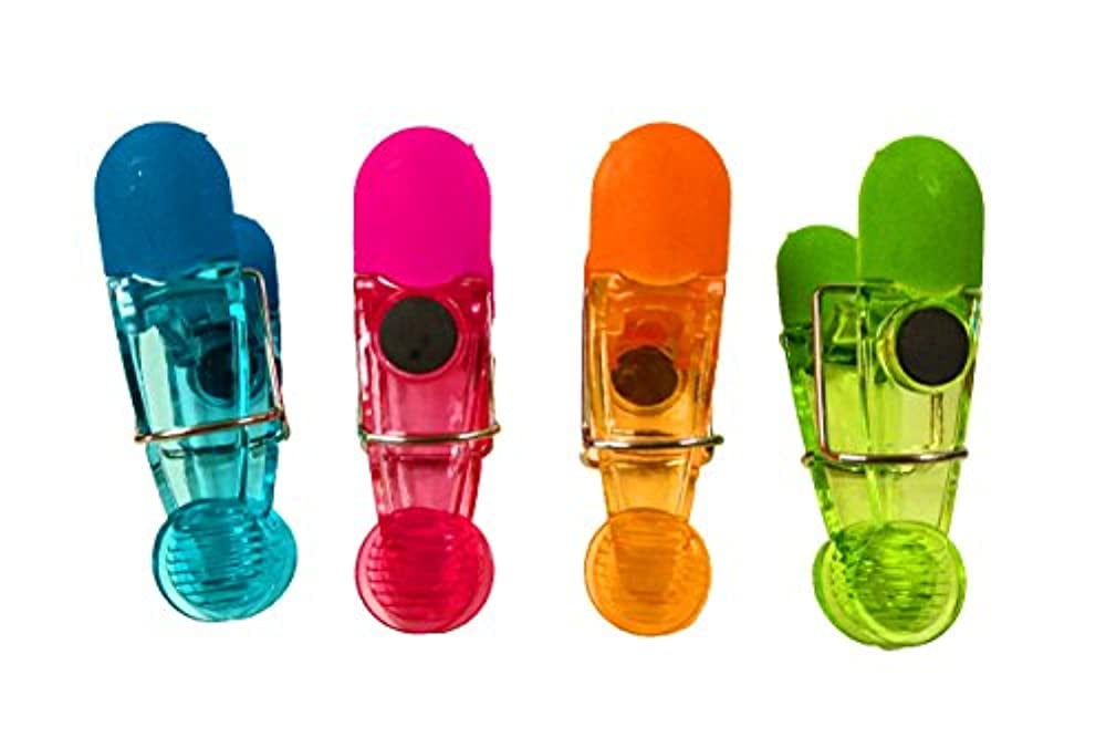 Set of 24 Black Duck Brand All Purpose Magnetic Clips Colorful Bag ...