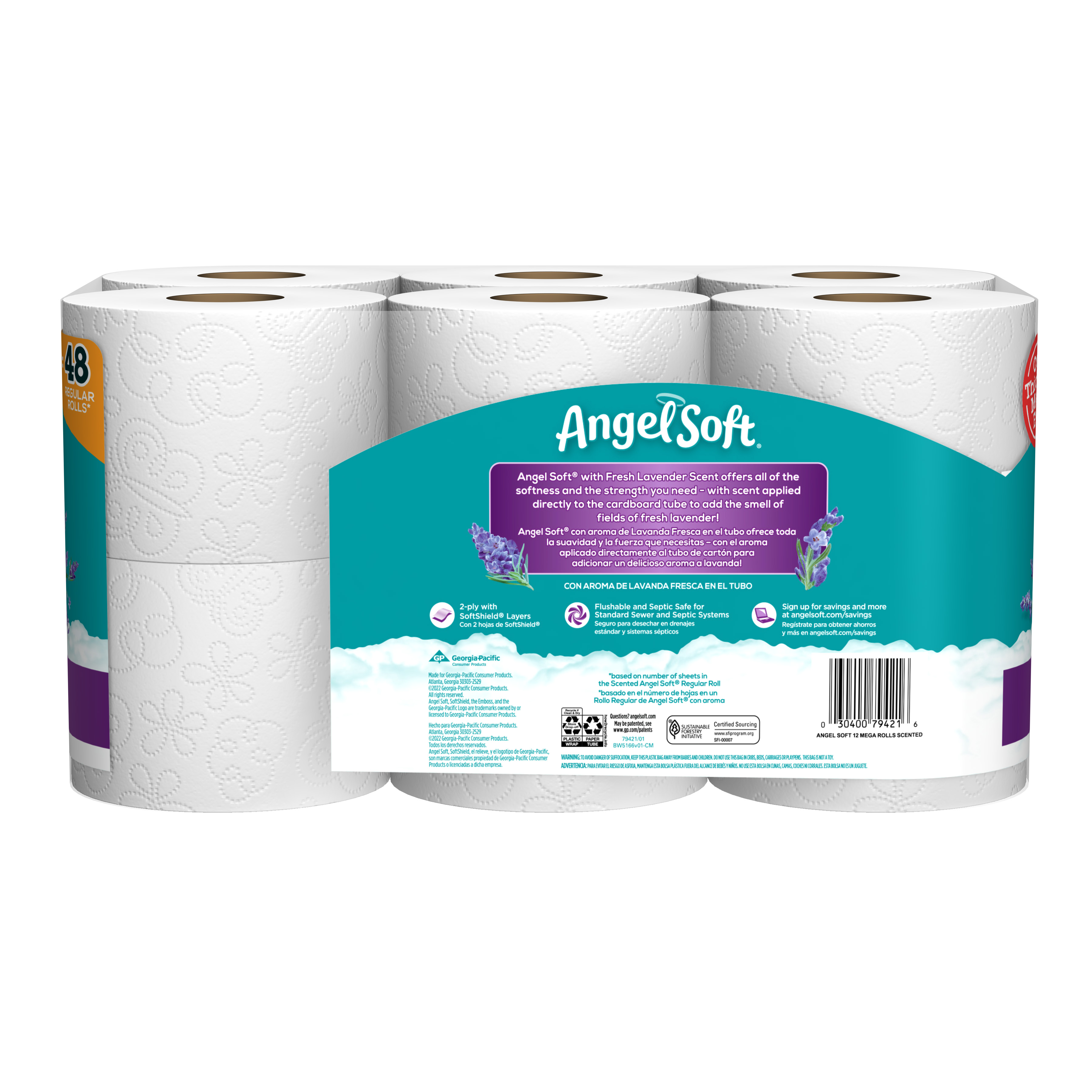 Angel Soft Facial Tissue Barcode