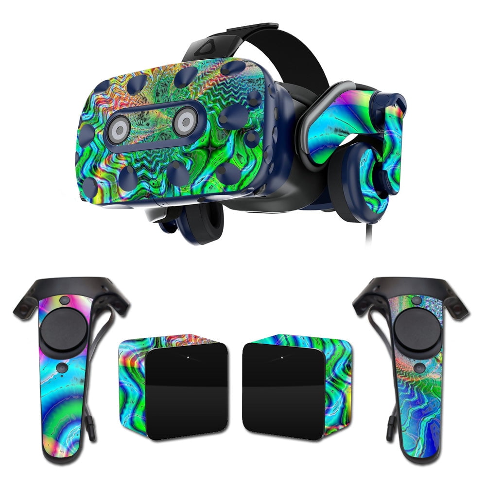 Skin Decal Wrap Compatible With HTC VIVE Pro VR Headset Sticker Design ...