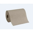 Marathon 1-Ply Brown Paper Towel, 350 Foot Rolls, 12 Count, 40% Post ...