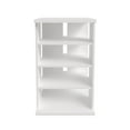 Nexera Jasper 4-Shelf Audio Tower Bookcase, White - Walmart.com
